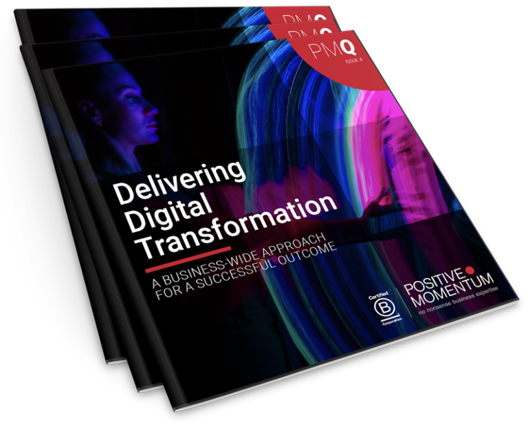 Delivering Digital Transformation Report Page - Positive Momentum Delivering Digital Transformation Report Page - Positive Momentum